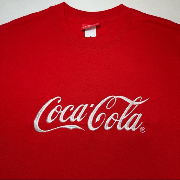Coca Cola | Shirts | Vtg 99s Coca Cola Branded Classic Red T Shirt Coke ...